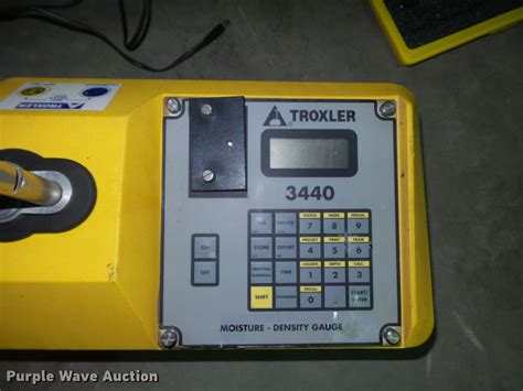 Troxler 3440 Moisture Density Gauge In Pontoon Beach Il Item Dm9985