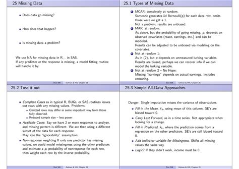 25 Missing Data 25 1 Types Of Missing Data