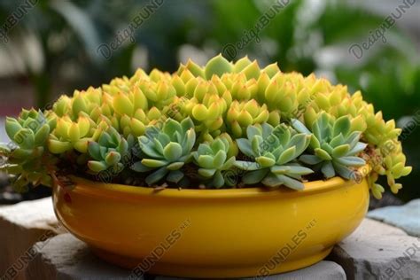 Hardy Succulent Plant Sunny Cover Generate Ai