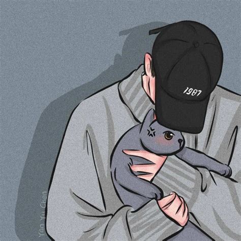 小众不易撞手绘插画版气质男生头像 女孩喜欢的男孩子头像