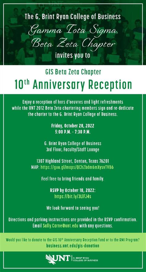 📣📣📣 Calling All Unt Beta Zeta Chapter Of Gamma Iota Sigma Chartering