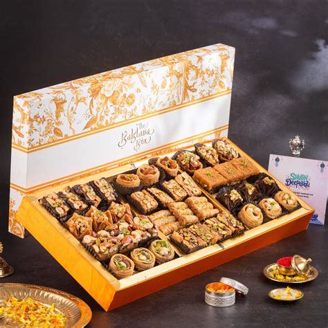 Indian Sweets Box Buysend The Baklava Box Indian Sweets Hamper