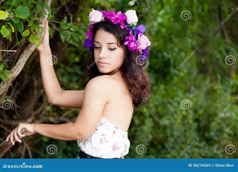 Forest Nymph Stock Image Image Of Green Brown Forest 36276265
