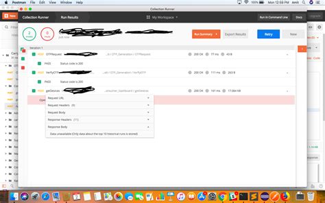 Data Unavailable Error Message While Running Script From Runner Help Hub Postman Community