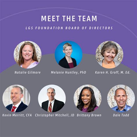 Our Board Of Directors Lgs Foundation