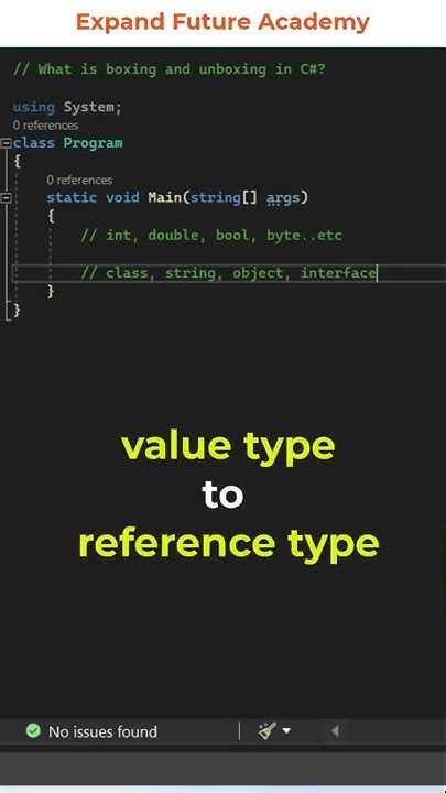 C Programmers Faq 30 What Boxing And Unboxing In C Expandfutureacademy Shorts Youtube