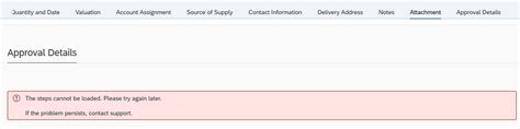 Sap Fiori Approval Details Tab Error In Manage Pu Sap Community
