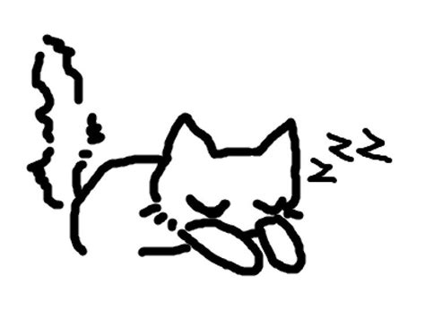 Sleepy Cat 3 Goofy Drawing Cat Doodle Cats Sleeping Funny