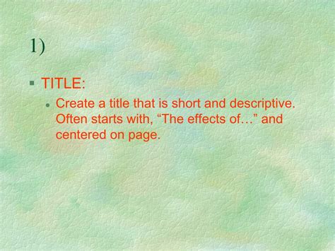 PPT Writing A Lab Report PowerPoint Presentation Free Download ID