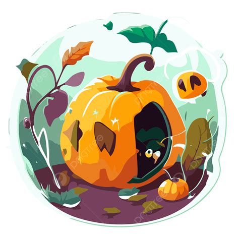 Pumpkin In A Cube Vector Pumpkin Life Cycle Pumpkin Life Cycle