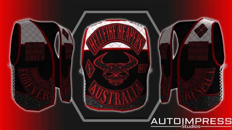 Do Custom Mc Kuttes By Autoimpress Fiverr