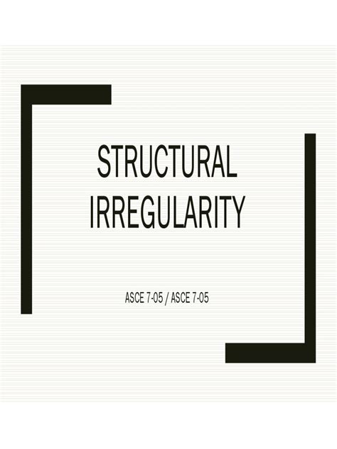 Structural Irregularity Pdf Beam Structure Applied And