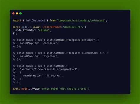 镌刻星辰 的想法 ai开源重磅合作 deepseek r1 langchain deepseek与langchain达成深度合作！开源模型r1推理能力对标openai o1，且支持思维