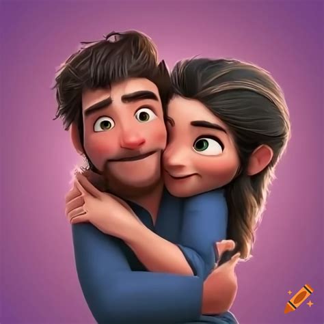 Disney Cartoon Love Couple