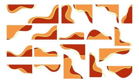 Premium Vector Abstract Modern Corner Element Set