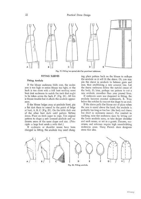 Vintage Illustrated Book Of Draftings Sewing Patterns Etsy