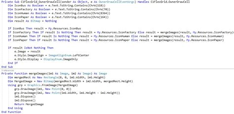 C1flexgrid Vs Webdings Font Winforms Edition Componentone Studio