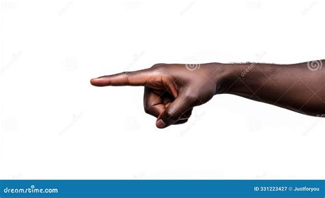 Assertive Man Pointing Finger With Determination And Conviction