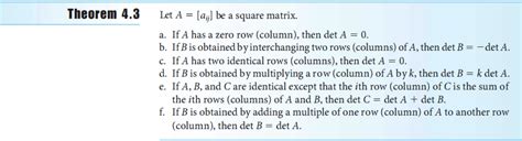 Solved Evaluate The Given Determinant Using Elementary Row