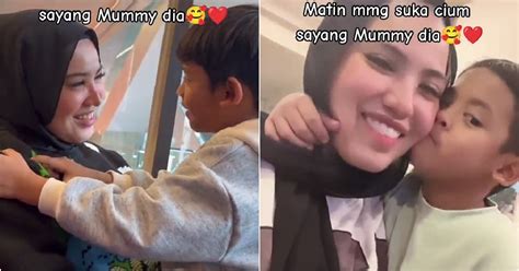 “lepaskan Rindu Dengan Mummy ” Video Matin Cium Pipi Watie Berkali Kali Buat Netizen Sebak