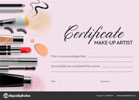Certificate For Makeup Artist Mugeek Vidalondon
