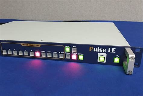 Analog Way Pulse Le Pls200 Dual Scaler Mixer Switcher With Reverb