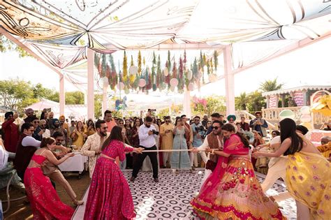 Damini Goswamy And Prabhdeep Singh Ghai Raffles Udaipur Resort