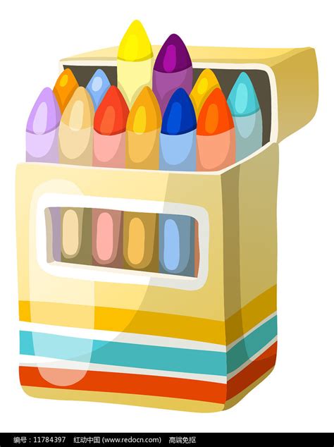 一盒彩色的蜡笔图片下载红动中国