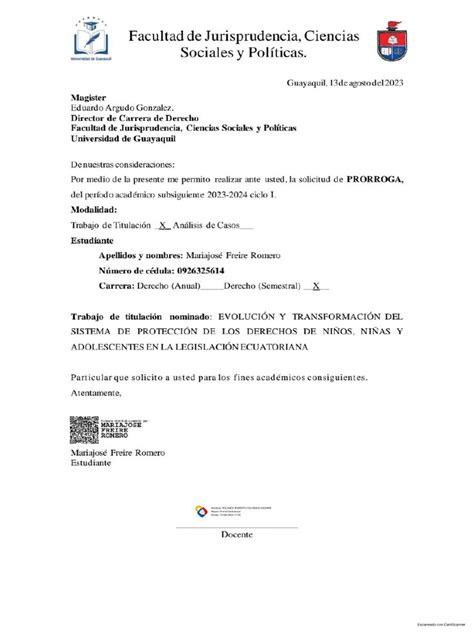 Solicitud De Prorroga 2023 2024 Ti1 1 Signed Para Enviar Pdf