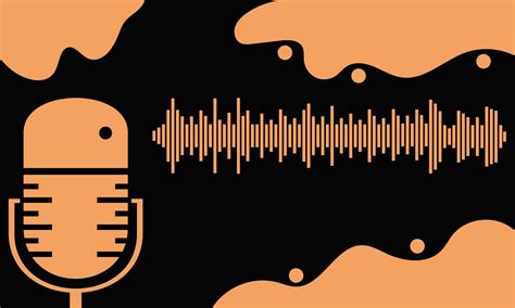 Abstract Template Podcast Flat Color Background Vector Good For Cover