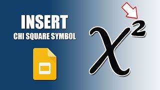 How To Insert Chi Square Symbol In Word Pdf Tutorial Mp3 Mp4 Download Tubidy Skin
