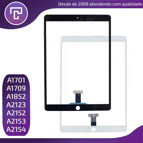 Vidro Apple Ipad Pro 10 5 A1701 A1709 A1852 E Ipad Air 3 A2123 A2152 A2153 A2154 C