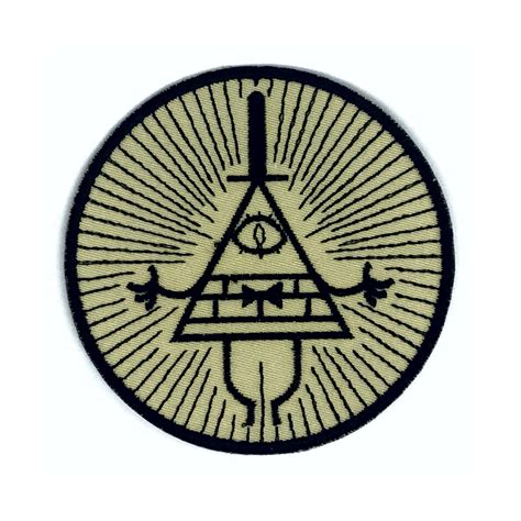Bill Cipher From Gravity Falls Embroidered Patch Iron On Applique