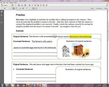 Misplaced Modifier In Pictures By LA Teacher TPT
