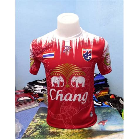 เสื้อกีฬา เสื้อช้าง ช้างศึก บอลไทย เสื้อฟุตบอล ธงชาติไทย โลโก้ช้าง เนื้อผ้าดี ใส่สบาย Aartizz
