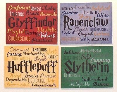 Harry Potter Traits Gryffindor Find Your Hogwarts House