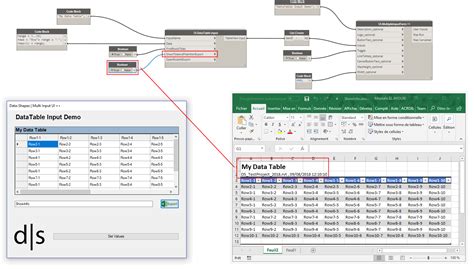 Uidatatable Input Datashapes