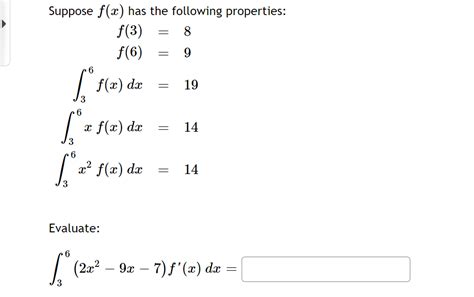 Solved Suppose F X Has The Following Properties F 5 10