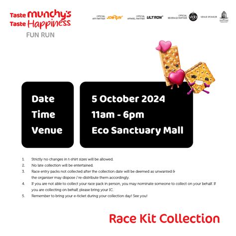 Taste Munchys Taste Happiness Fun Run Jomrun Run Rewarded