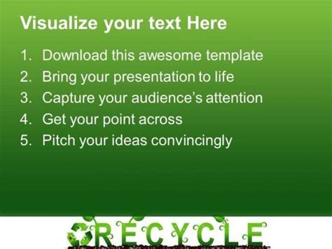 recycle environment powerpoint templates and powerpoint themes 0212