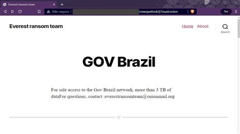 Governo Brasileiro é Vítima De Ataque De Ransomware Boletimsec