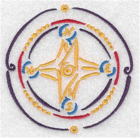 Compass Outline Machine Embroidery Design Embroidery Library At