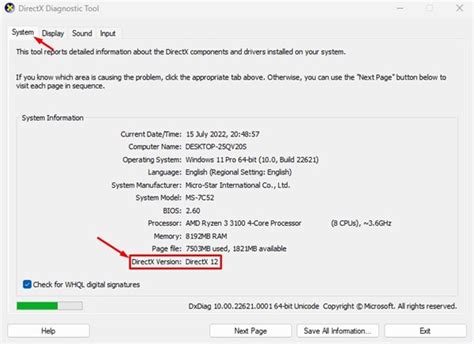 How To Check Directx Version On Windows 11