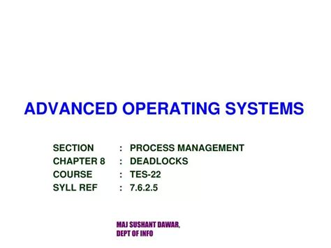 Ppt Advanced Operating Systems Powerpoint Presentation Free Download Id 3946000