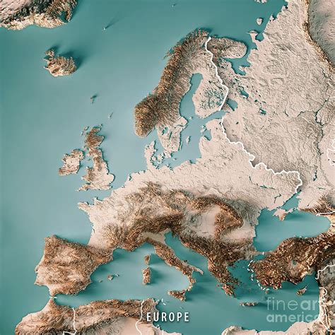 topographic map 3d