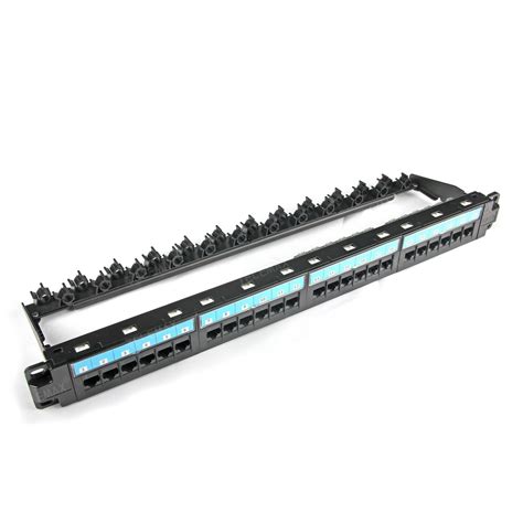 19 Inch Utp Cat5e Cat6 Cat6a 24 Port Patch Panel Cable Patch Panel