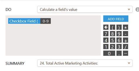 calculation values
