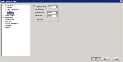 Configuring The Leadtools Storage Server Application Using The Control Paneldicom Server