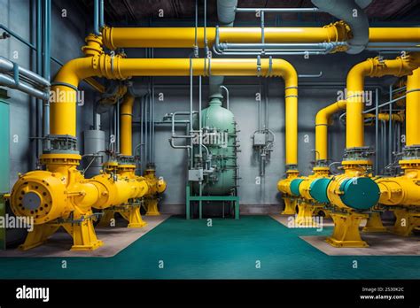 Hot Water Boiler Boiler Room With A Heating System Neural Network Ai