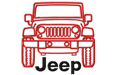 Jeep Wrangler Outline Jeep Outline Sketch Jeep Outline Sketch For